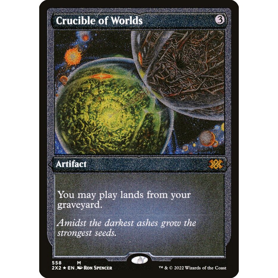 Crucible of Worlds (Foil Etched) - Double Masters 2022 (2X2) - COLORLESS | Shopee Philippines
