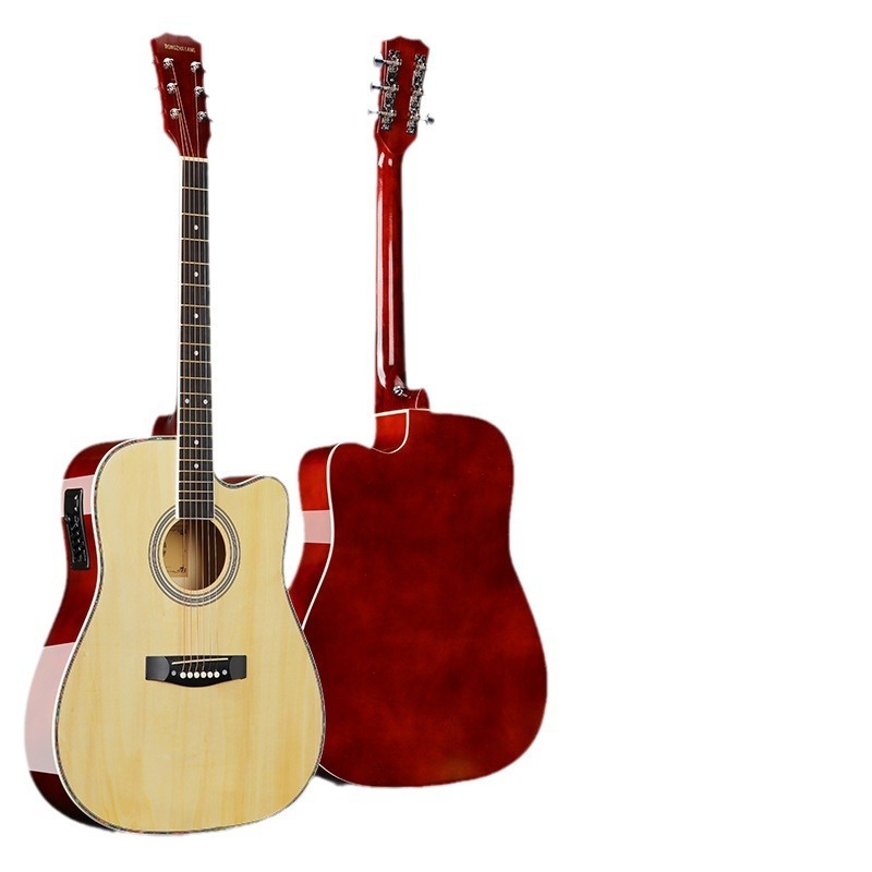 KAWES 41 inch Acoustic Electric Guitar With 4EQ Pickup with Truss Rod ...