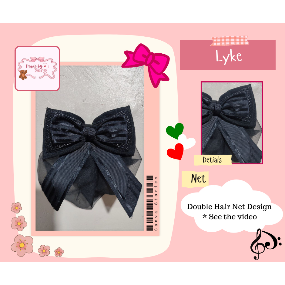 LYKE PREMUIM RIBBON WITH DOUBLE NET BY MADE BY SERG/ MANG-AAWIT RIBBON ...