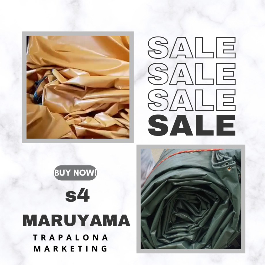 (18x22FT) S200 ORIGINAL MARUYAMA TRAPAL LONA TOLDA! FOR ROOF COVER ...