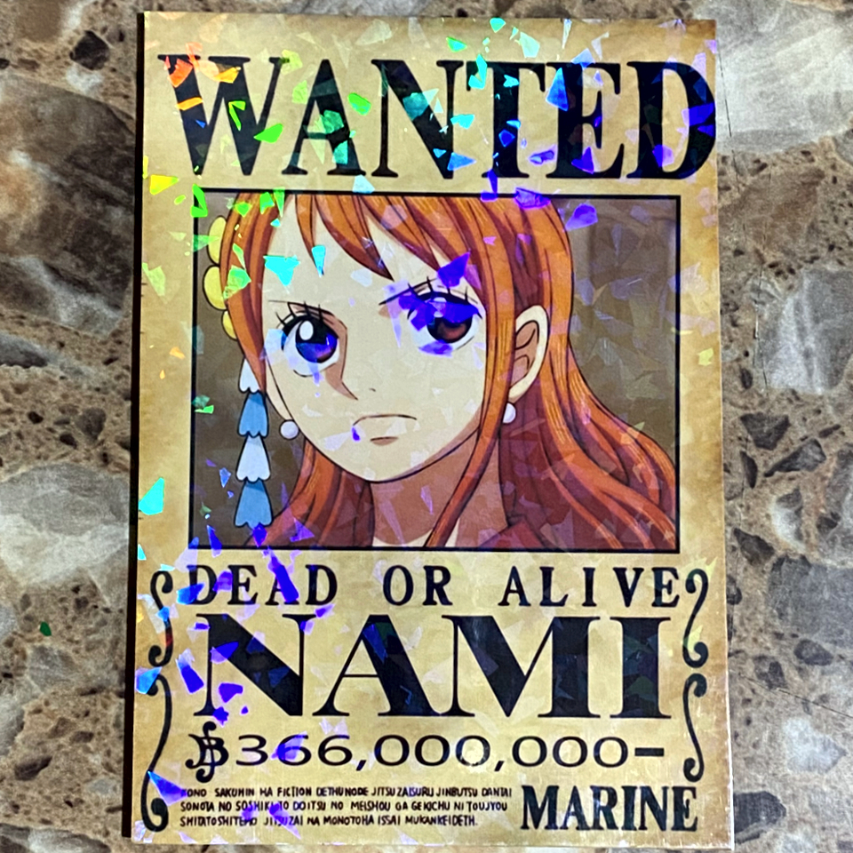 decor home wall nami one piece anime wanted decoration room sintra ...