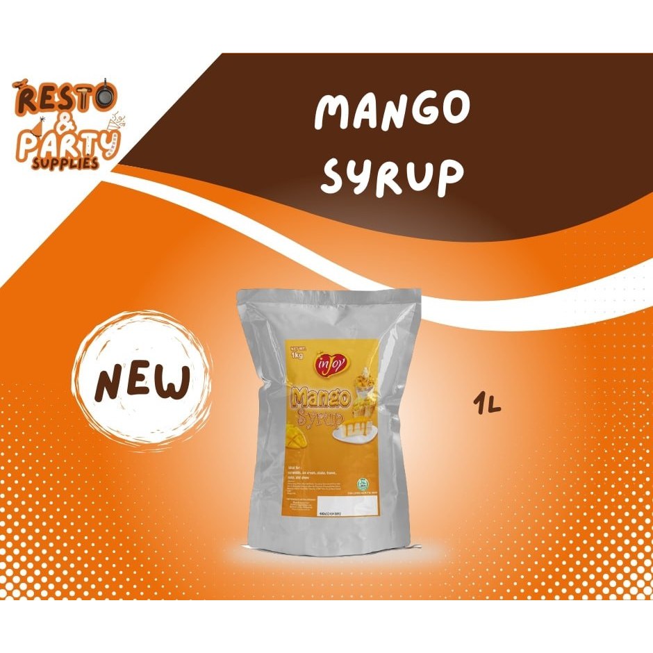 Injoy- Mango Syrup 1L | Shopee Philippines