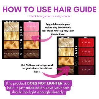 Herani Hair Color Conditioner Semi Permanent Hair Dye ONHAND | Shopee ...
