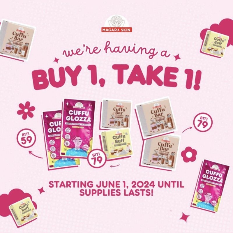 BUY 1 TAKE 1 CUFFU BAR soap coffee scrub soap, cuffu buff and cuffu ...