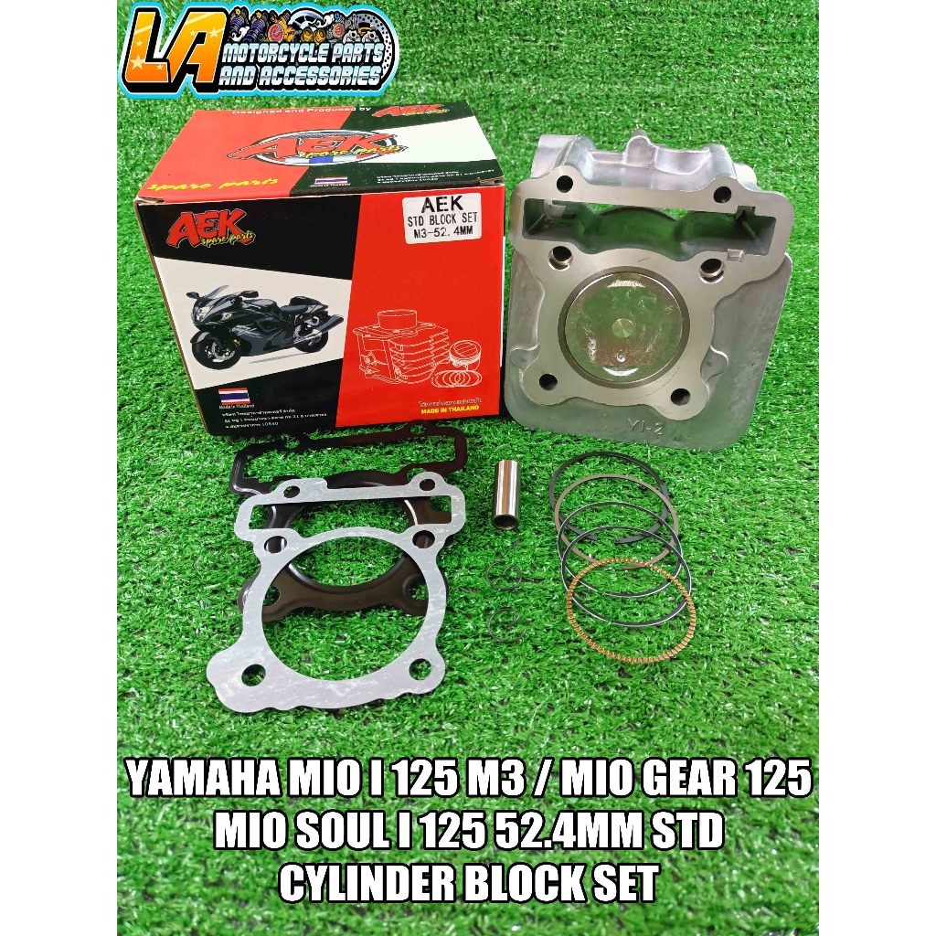 AEK CYLINDER BLOCK SET - YAMAHA MIO I 125 M3 / SOUL I 125 / GEAR 125 ...