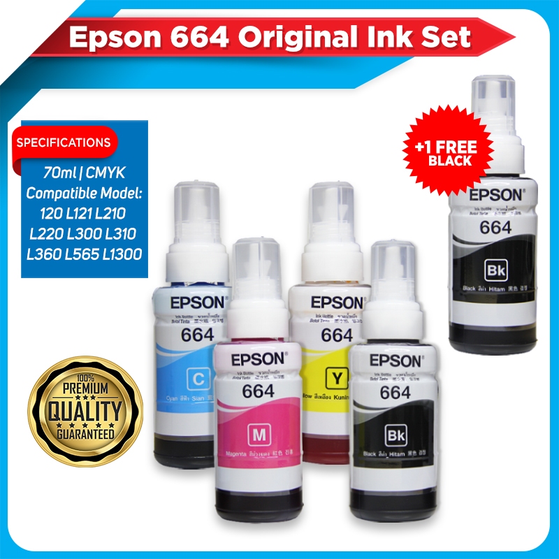 EPSON Original Ink #664 For Epson L1300 l EP ink L120/121 l EP #672 ...
