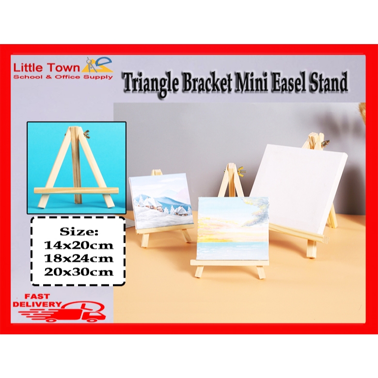 Tabletop art easel triangular mini easel stand wooden use for table ...