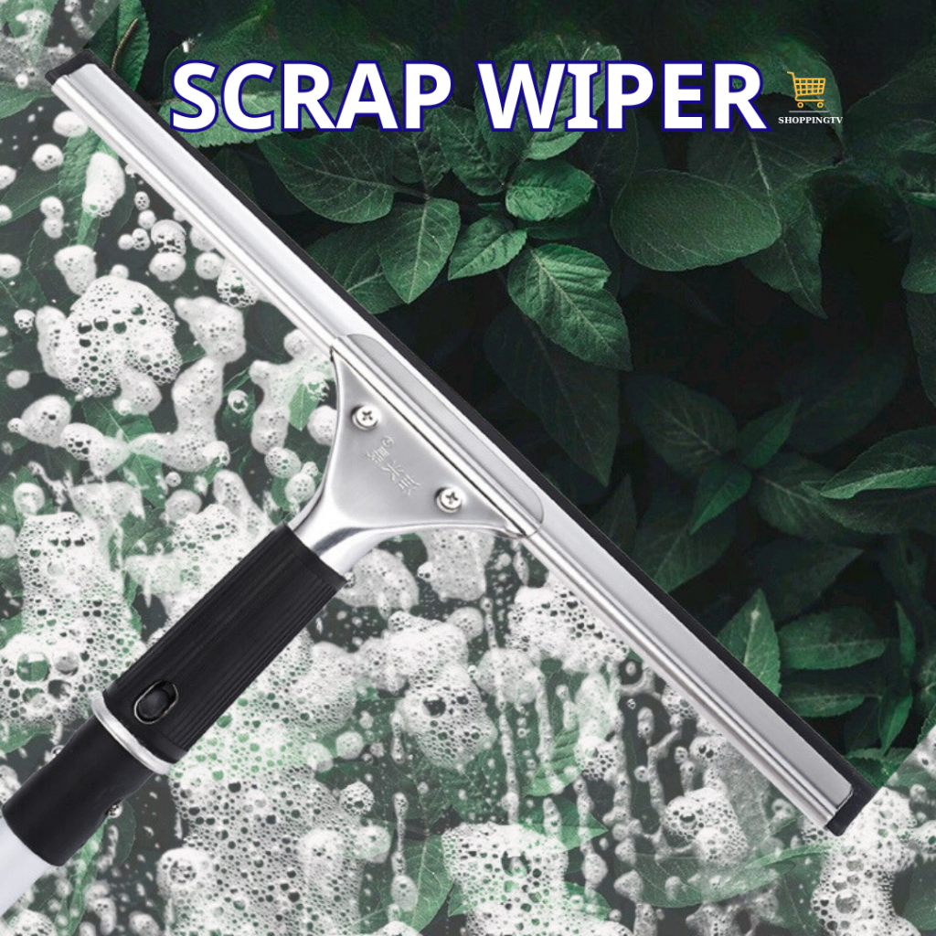 Squeegees Glass Cleaning Wiper Stainless Steel Body Water Scraper for ...
