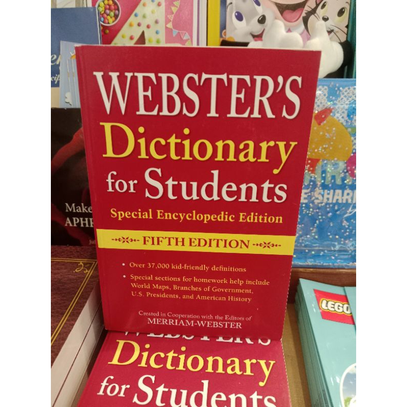 WEBSTER'S DICTIONARY FOR STUDENTS ( FIFTH EDITION ) | Shopee Philippines