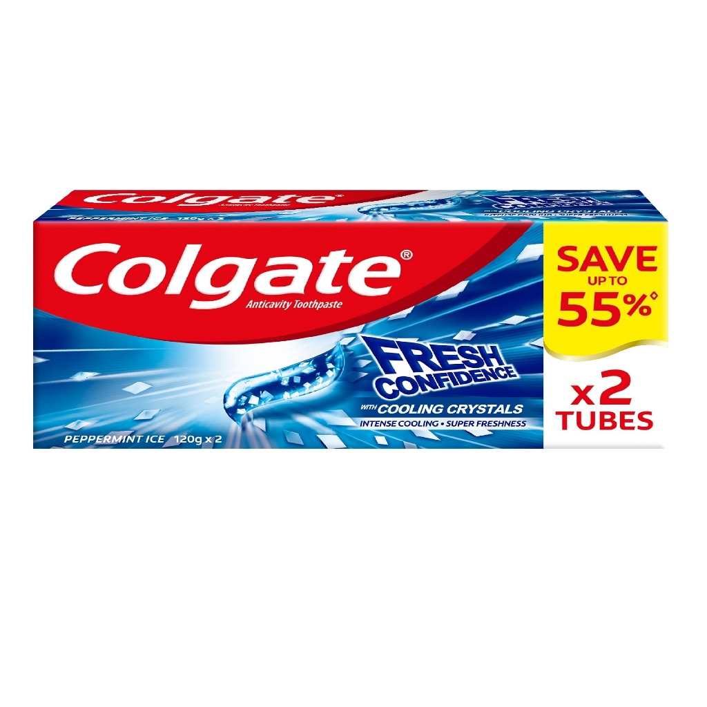 Colgate Toothpaste Cfc Peppermint Ice Twinpack 120gx2s | Shopee Philippines