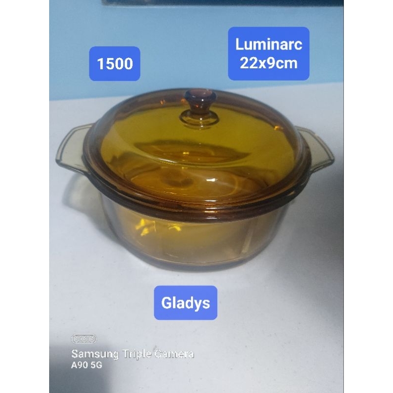 Luminarc Glass Cookware ( Gladys) | Shopee Philippines