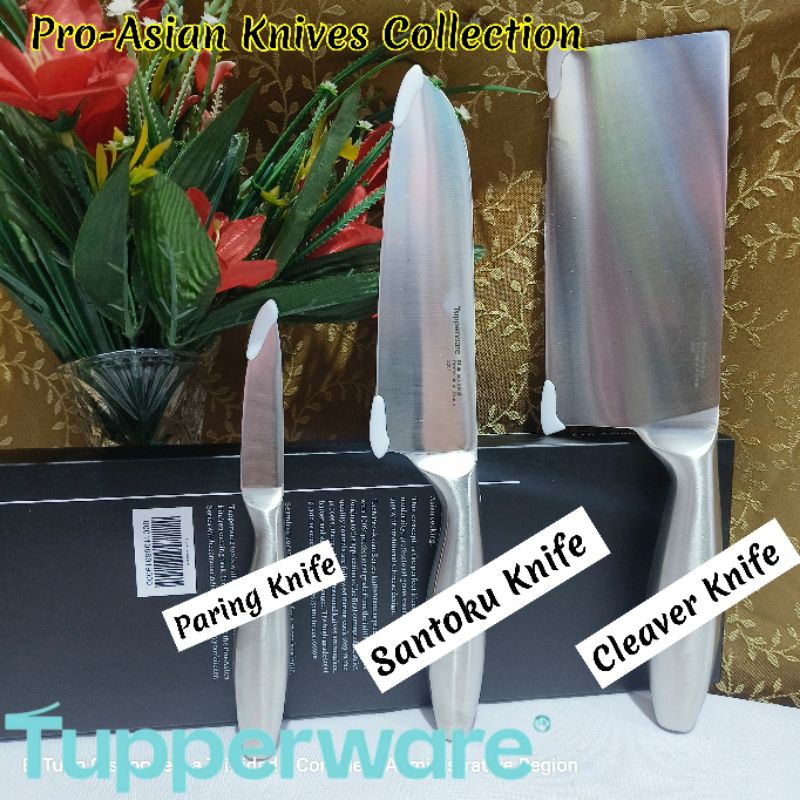 Tupperware Pro Asian Knives Collection (3pcs) | Shopee Philippines