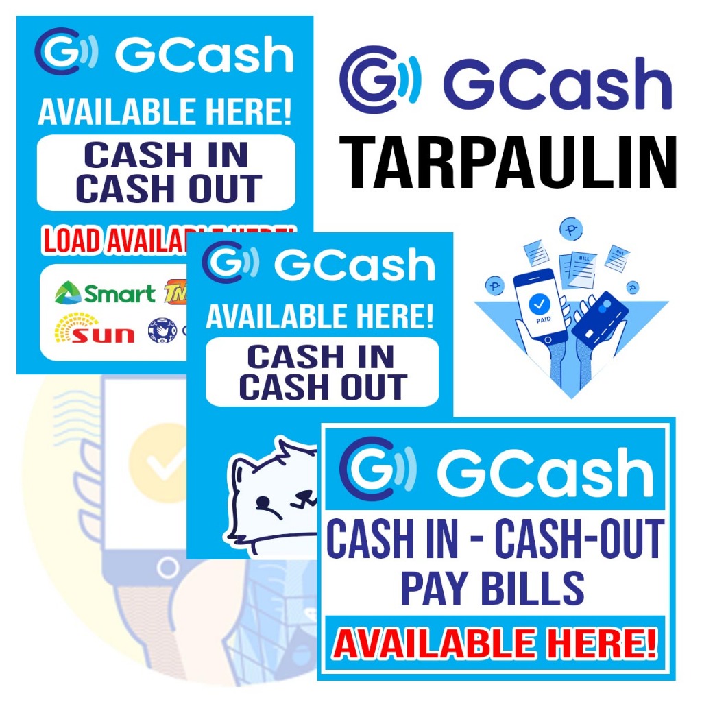 GCASH Tarpaulin high quality printg | Shopee Philippines