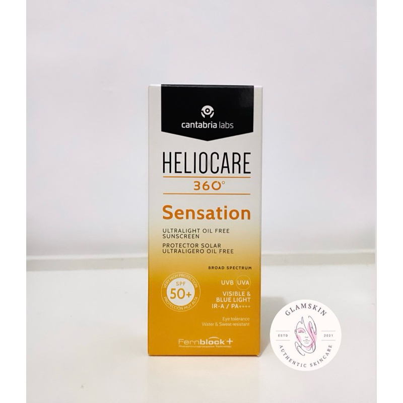 Heliocare 360 Sensation Ultra Light OIL FREE 50ml SPF50 Sunscreen with ...