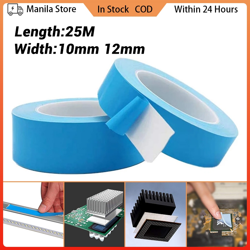 25 Meter Double Sided Thermal Conductive Adhesive Tape Heat Dissipation ...