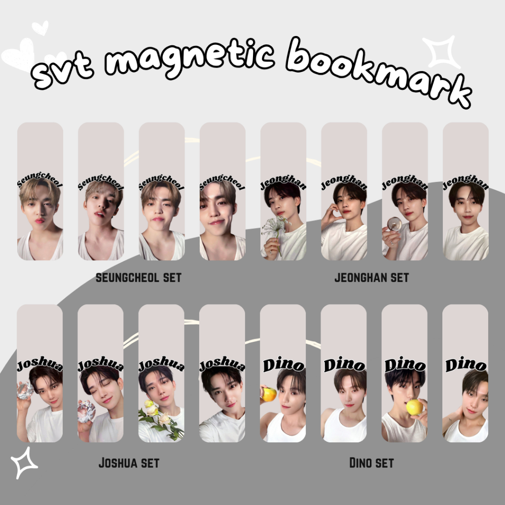 seventeen/17 magnetic bookmark | Shopee Philippines