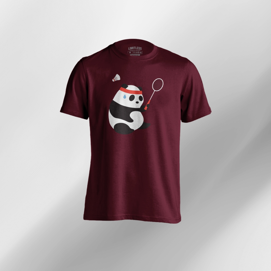 Noob Panda Badminton - Drifit T-Shirt Activewear for Sports Pickleball ...