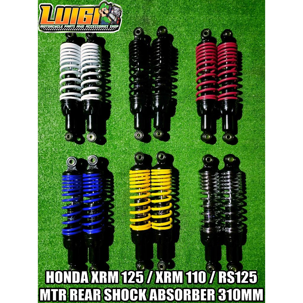 MTR HONDA XRM 125 / RS 125 / XRM 110 REAR SHOCK ABSORBER BLACK SERIES ...