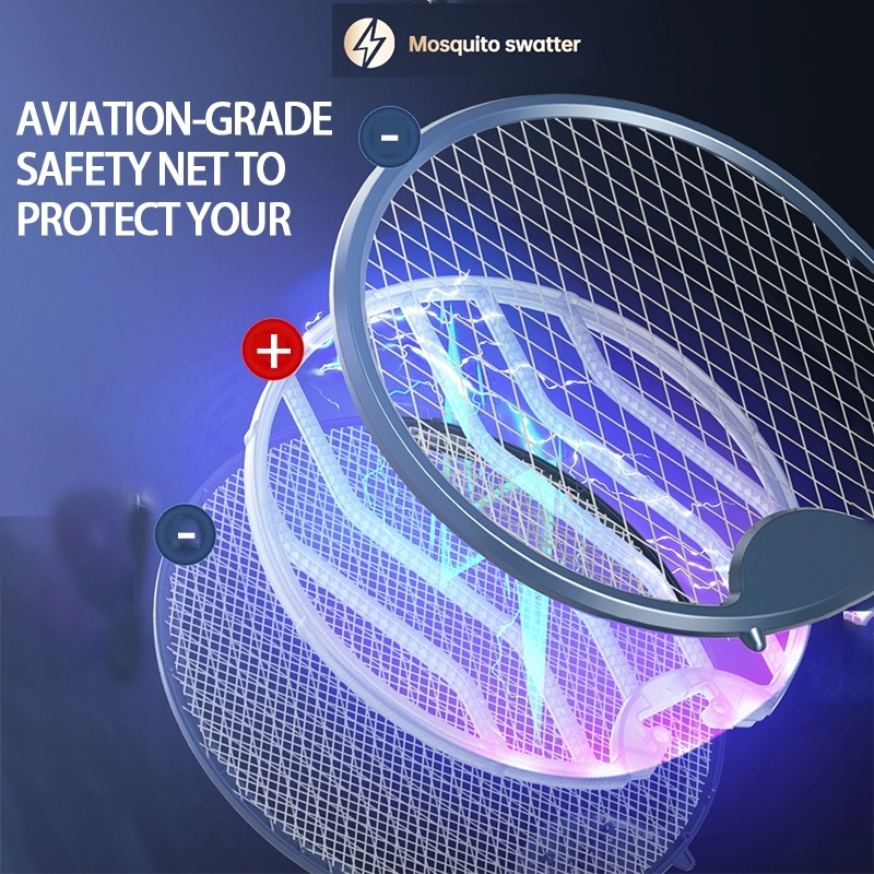 IMUTO Rechargeable Mosquito Killer Racket Electric Mosquito Swatter ...