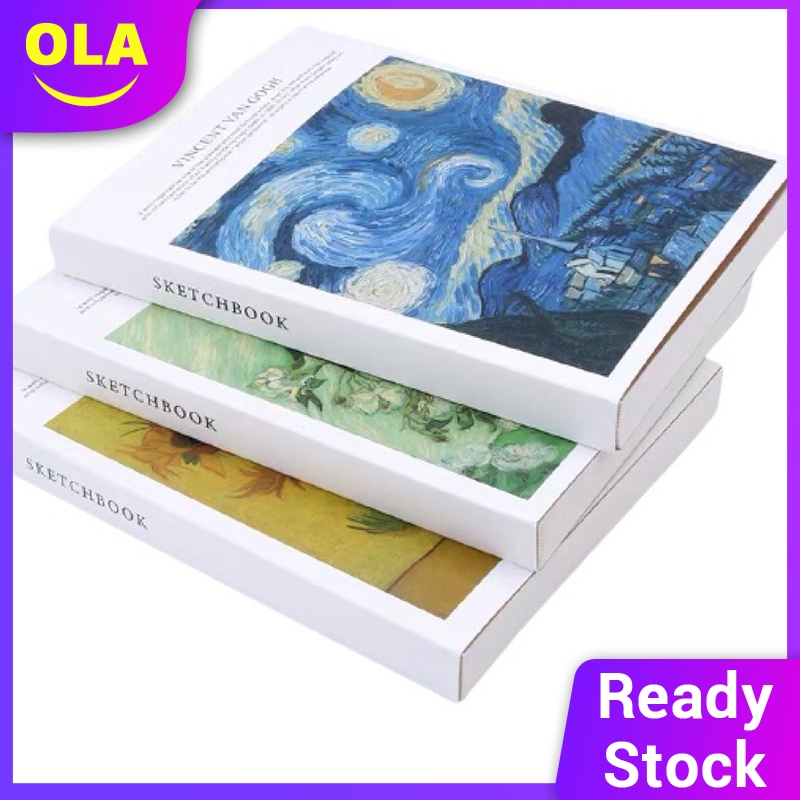 B5 Large Sketchbook Drawing Notebook Cute Hardcover Art Sketchbook Lay ...