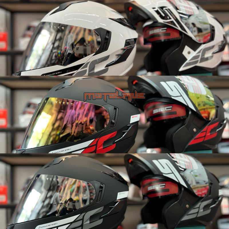 SEC HELMET | MODULAR | DUAL VISOR | Shopee Philippines