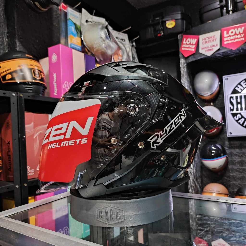RYZEN HELMET ZX-700R MONO (HALF FACE DUAL VISOR) | Shopee Philippines