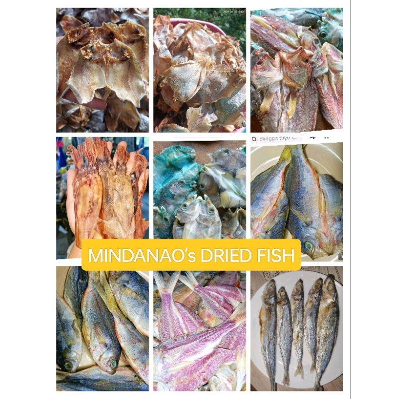 1/2KILO Assorted Mindanao's Dried Fish Best Quality Daing | Shopee ...