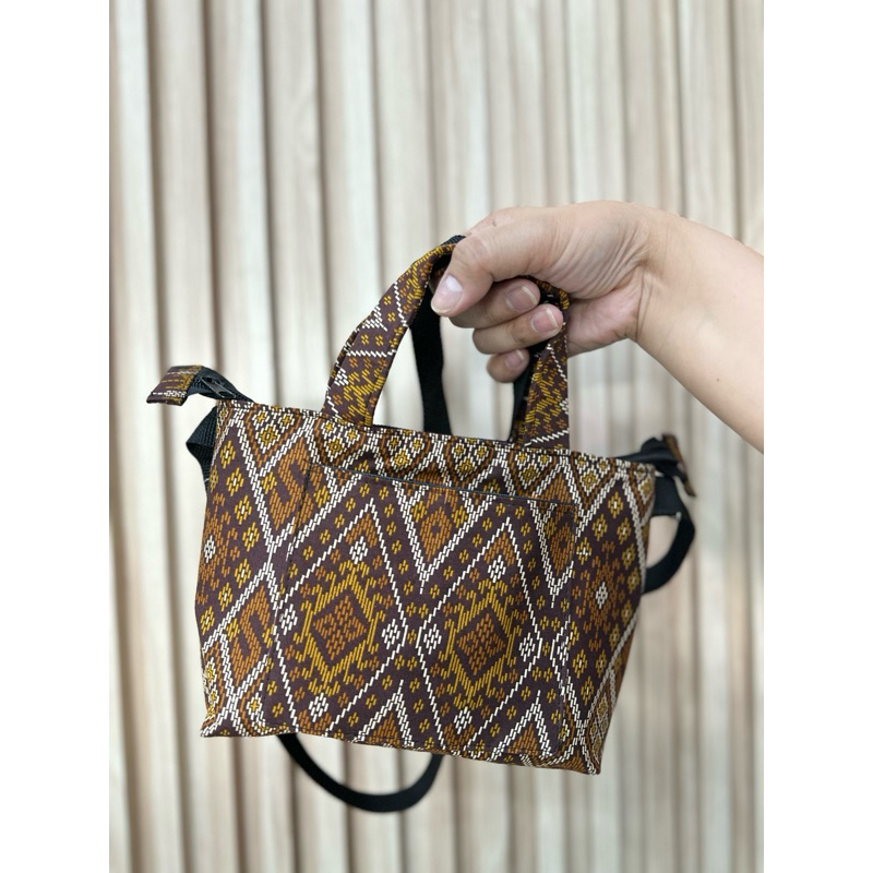 Sling adjustable handy bags batiks Gentle woman sling bag batik | Shopee Philippines