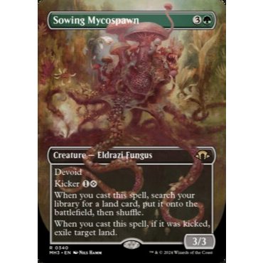 Sowing Mycospawn (Borderless) - Modern Horizons 3 (MH3) - GREEN ...