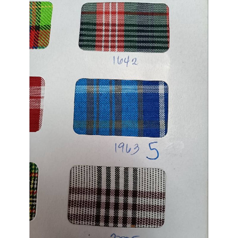 Checkered Multi-Color Oxford Fabric for Uniform 60" (Tela per yard ...