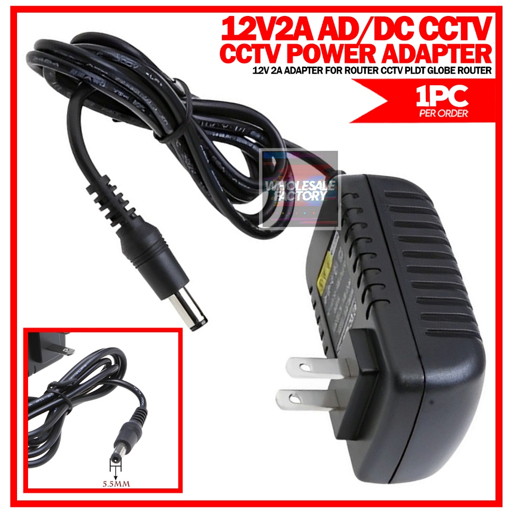 ⭐ ALLAN 12V2A AD/DC CCTV Power Adapter 12V 2A Adapter For Router CCTV ...