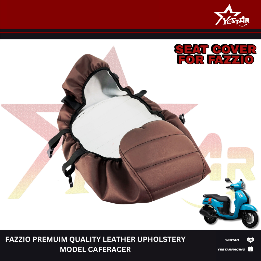 Yestar Fazzio Caferacer Leather Upholstery Premium Seat Cover Quality ...