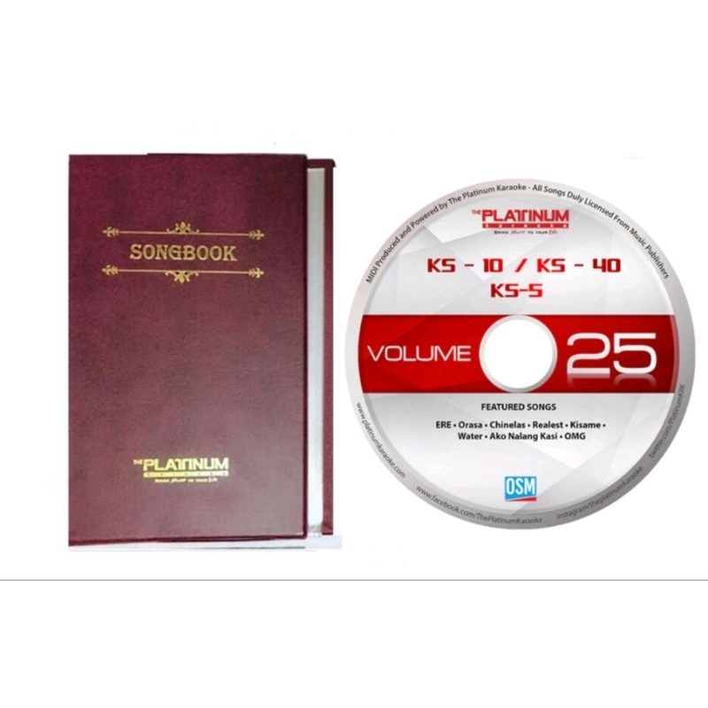 ORIGINAL Platinum Cd With Songbook For Junior ks5/ks10 (maliit songbook) VOL 101 | Shopee ...