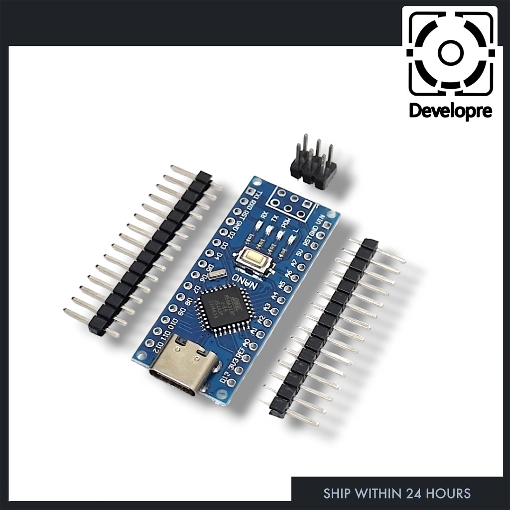 Arduino Nano ATmega328P CH340G CH340 Soldered Unsoldered | Shopee ...