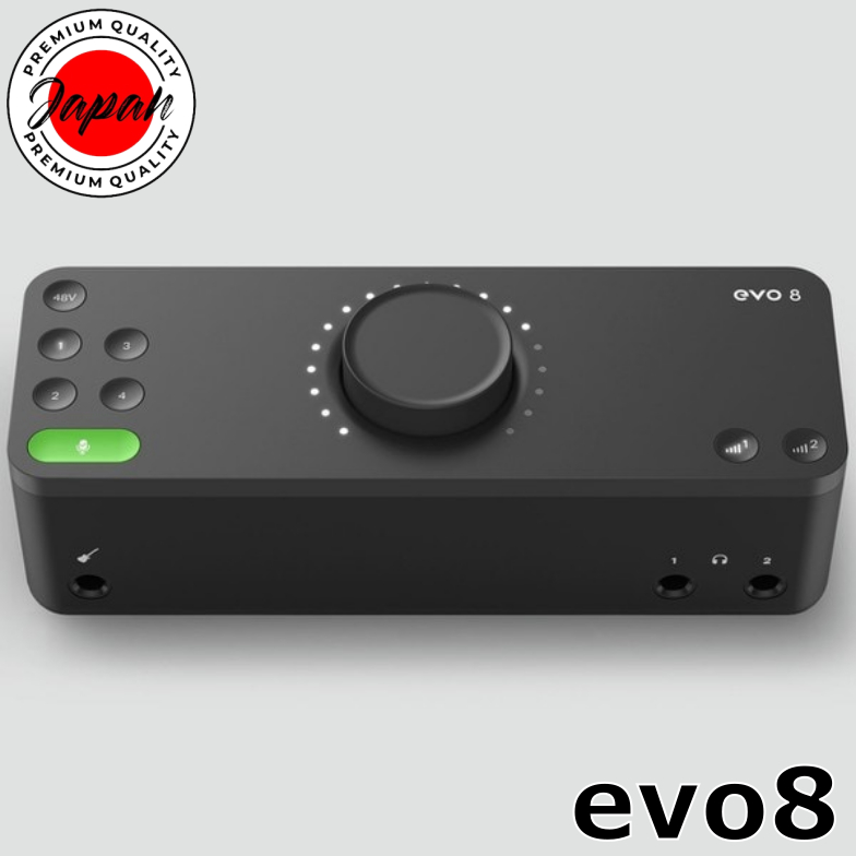 AUDIENT evo 8 Audio Interface 4in/4out Music Production Software Mac Win DTM EDM DJ DAW Live ...