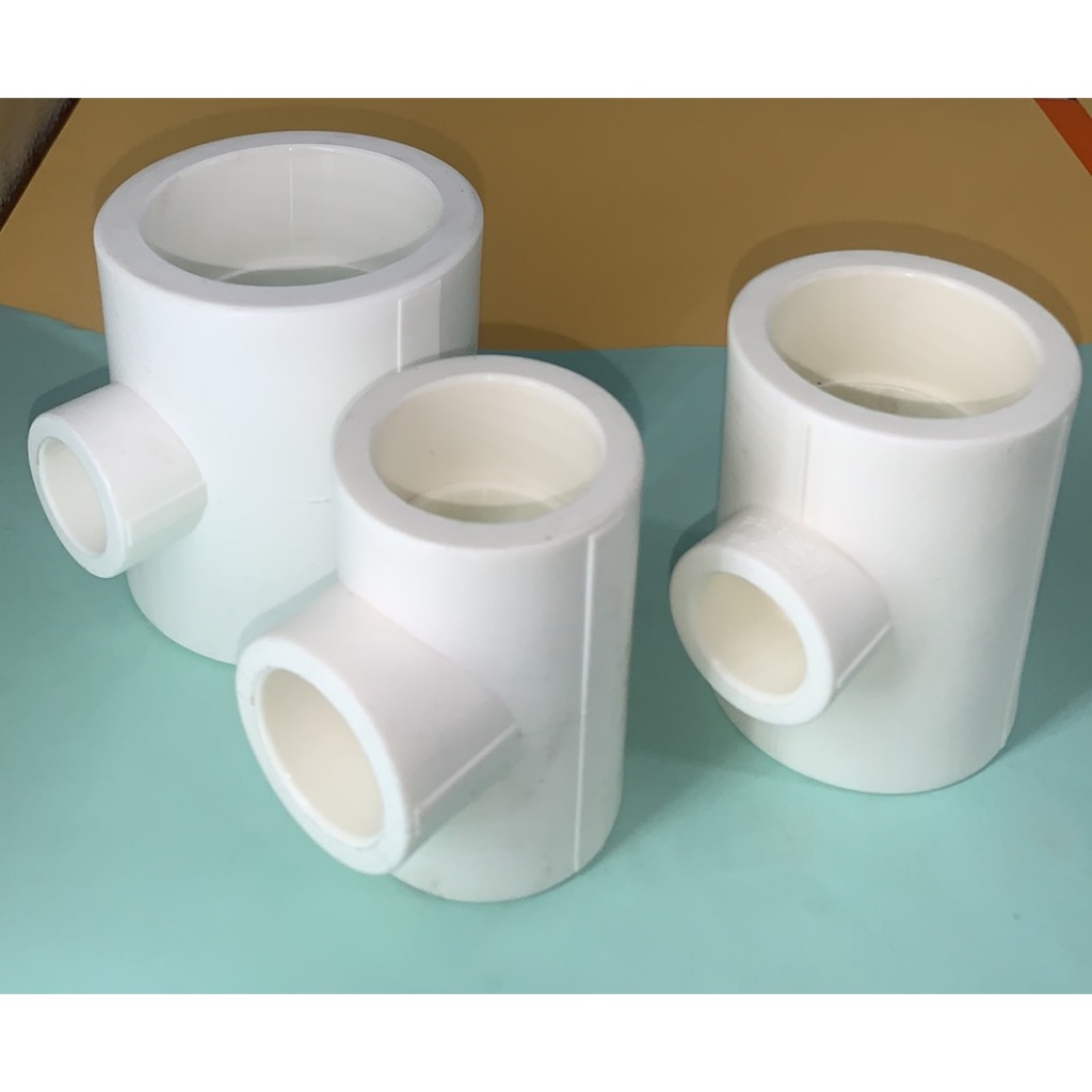 20pcs ppr fittings plain tee reducet 20mm-110mm | Shopee Philippines