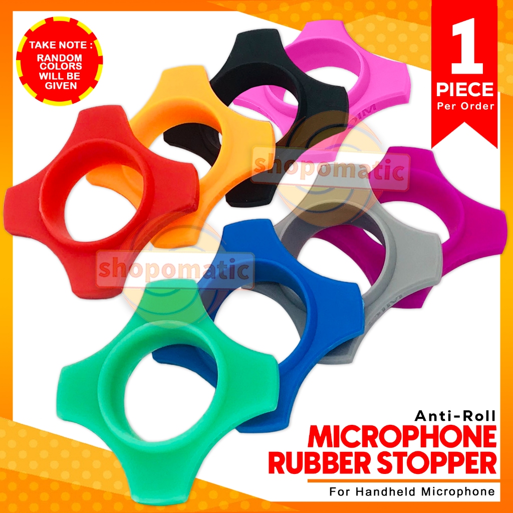 Mic Stopper Microphone Ring Protector Anti-Slip Ring Rubber | Shopee ...