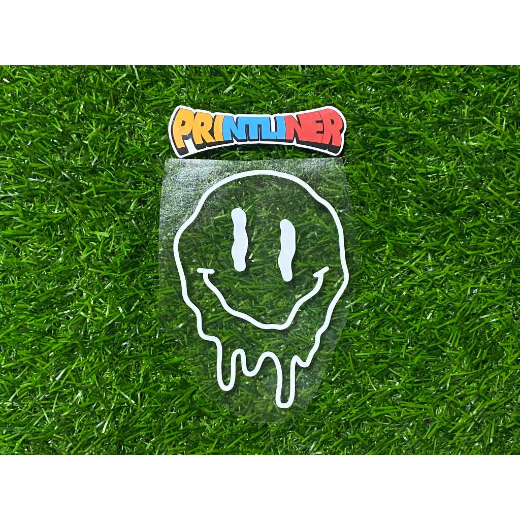 MELTING SMILEY STICKER DECALS FOR MOTORCYCLE, CARS & ETC (WATERPROOF ...