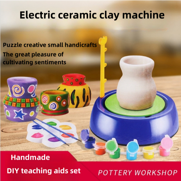 Retailmnl Art Pottery Artist Studio Spin Clay Pottery Wheel Game Craft ...