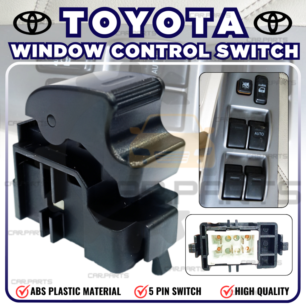 CP TOYOTA Power Window Single Control Switch (4682) | Shopee Philippines