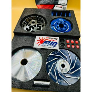 SUN RACING CVT Set Kit for Nmax/Aerox Full CVT SET with V-BELT ORIGINAL ...