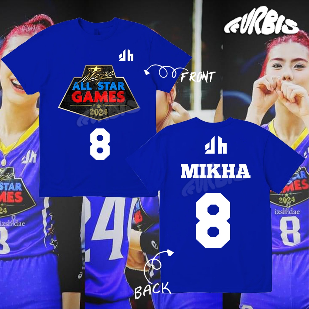 BINI Jersey shirts Star MagicAllStarGames2024 Cotton oversized men's ...