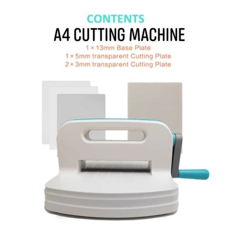 Manual die cutting and embossing machine A4 size (big size) | Shopee ...