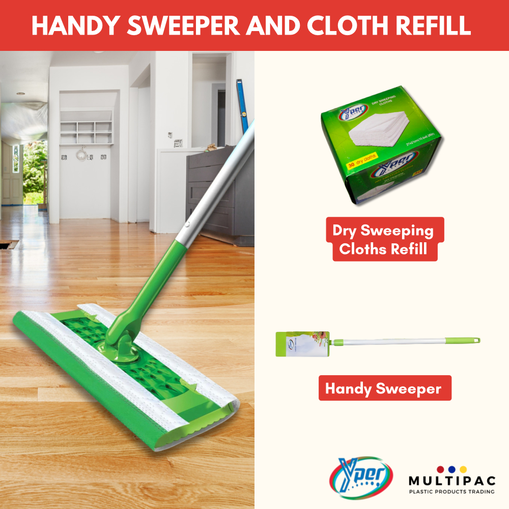 Yper Cleaning Technology (Handy Sweeper & Dry Sweeping Cloths) | Shopee ...
