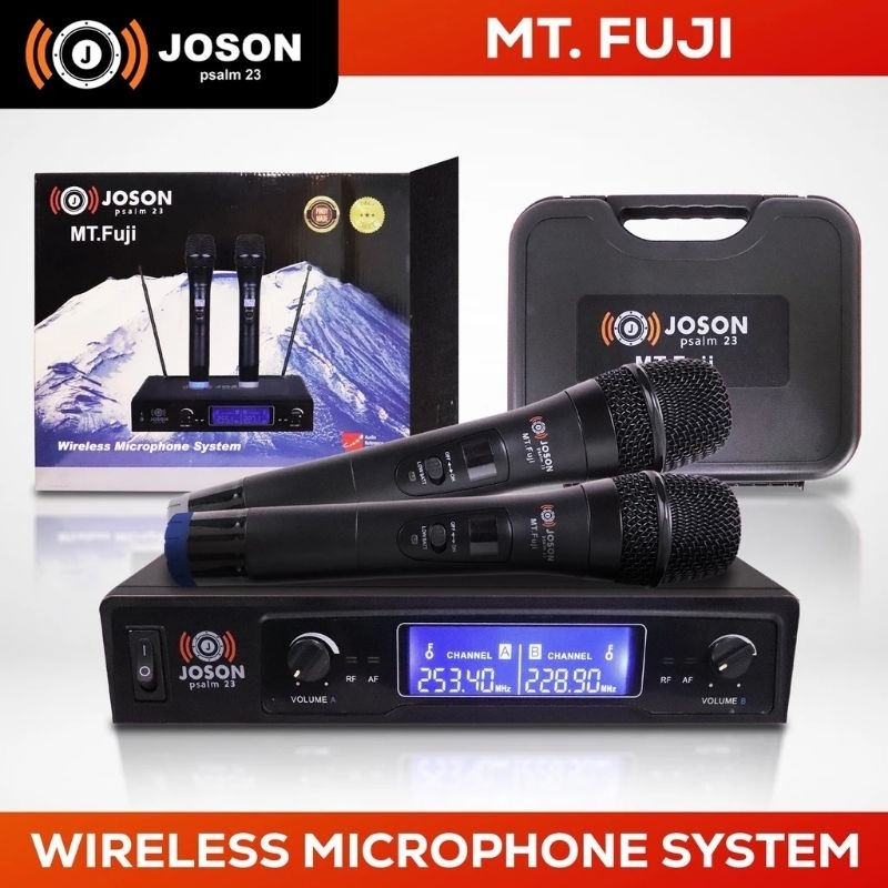 Joson MT.FUJI Professional Wireless Microphone | Shopee Philippines