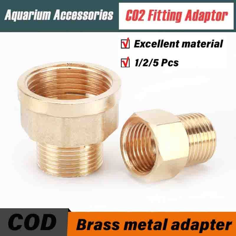 CO2 Tank Adapter Brass CO2 Connector Fitting Adaptor Converter for ...