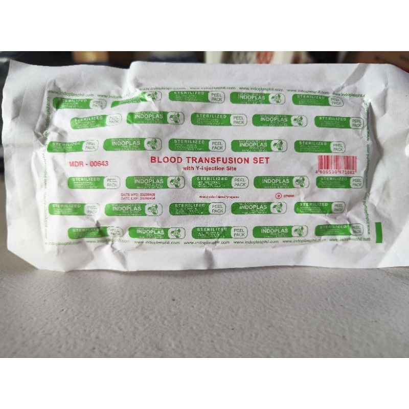 Blood Transfusion Set Indoplas Sterile Sold per pc | Shopee Philippines