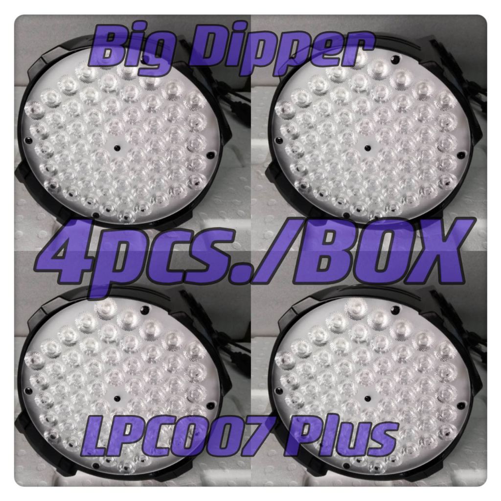 ( NEW VERSION )4PCS./BOX Big Dipper LPC007 PLUS 60 LED 3W 3in1 RGB Full ...