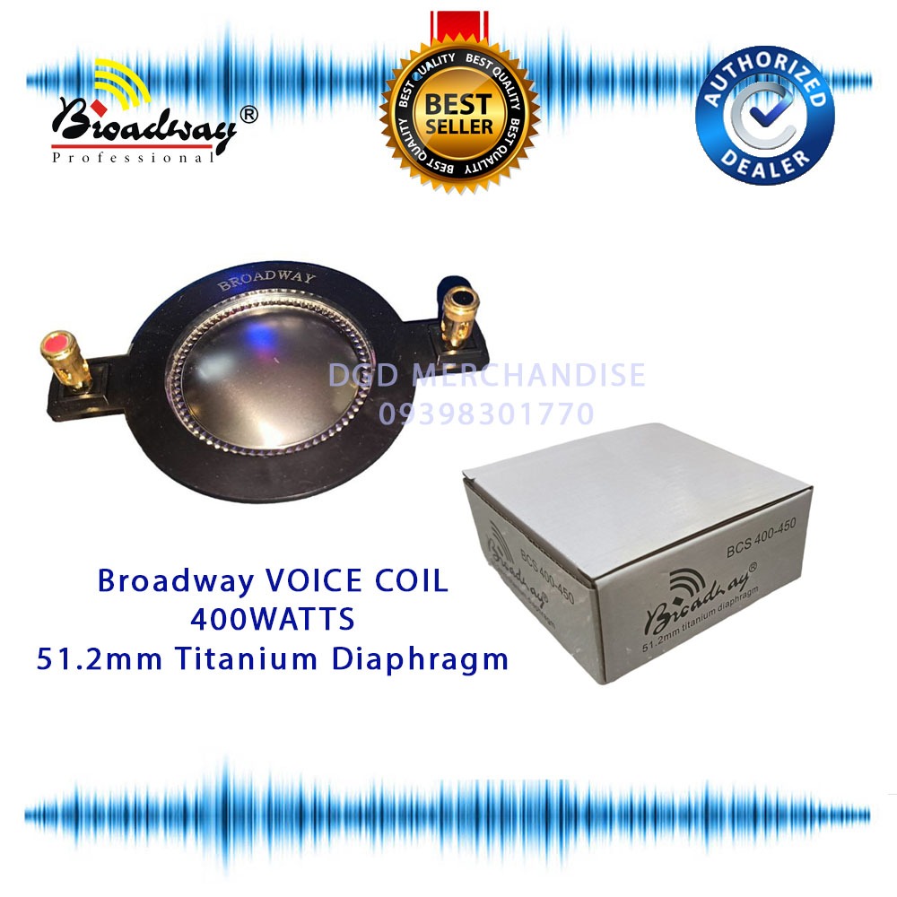 Original BCS-400 450 Broadway Compression Driver Unit Voice Coil ... Original BCS-400 450 Broadway Compression Driver Unit Voice Coil ...