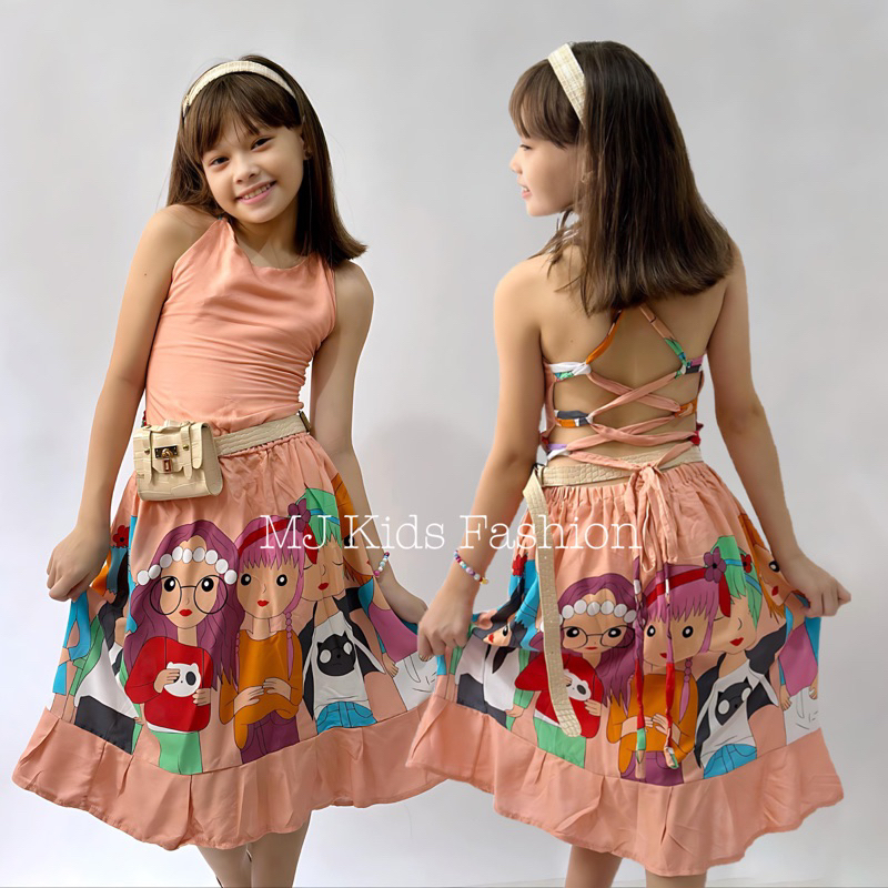 Emma KIDS Backless Dress Large 6-8 years old | Shopee Philippines